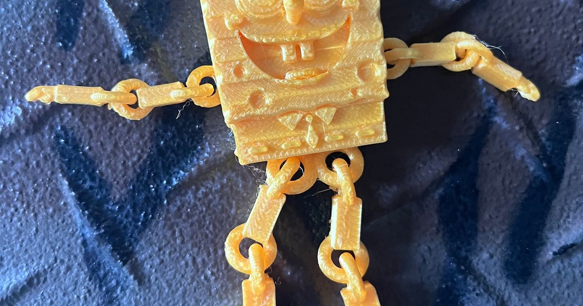 SpongeBob (flexi) by Kaleb08 | Download free STL model | Printables.com