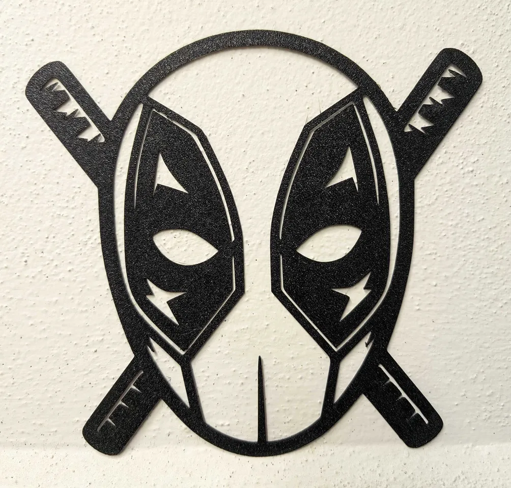 deadpool - wall art by klimoma | Download free STL model | Printables.com