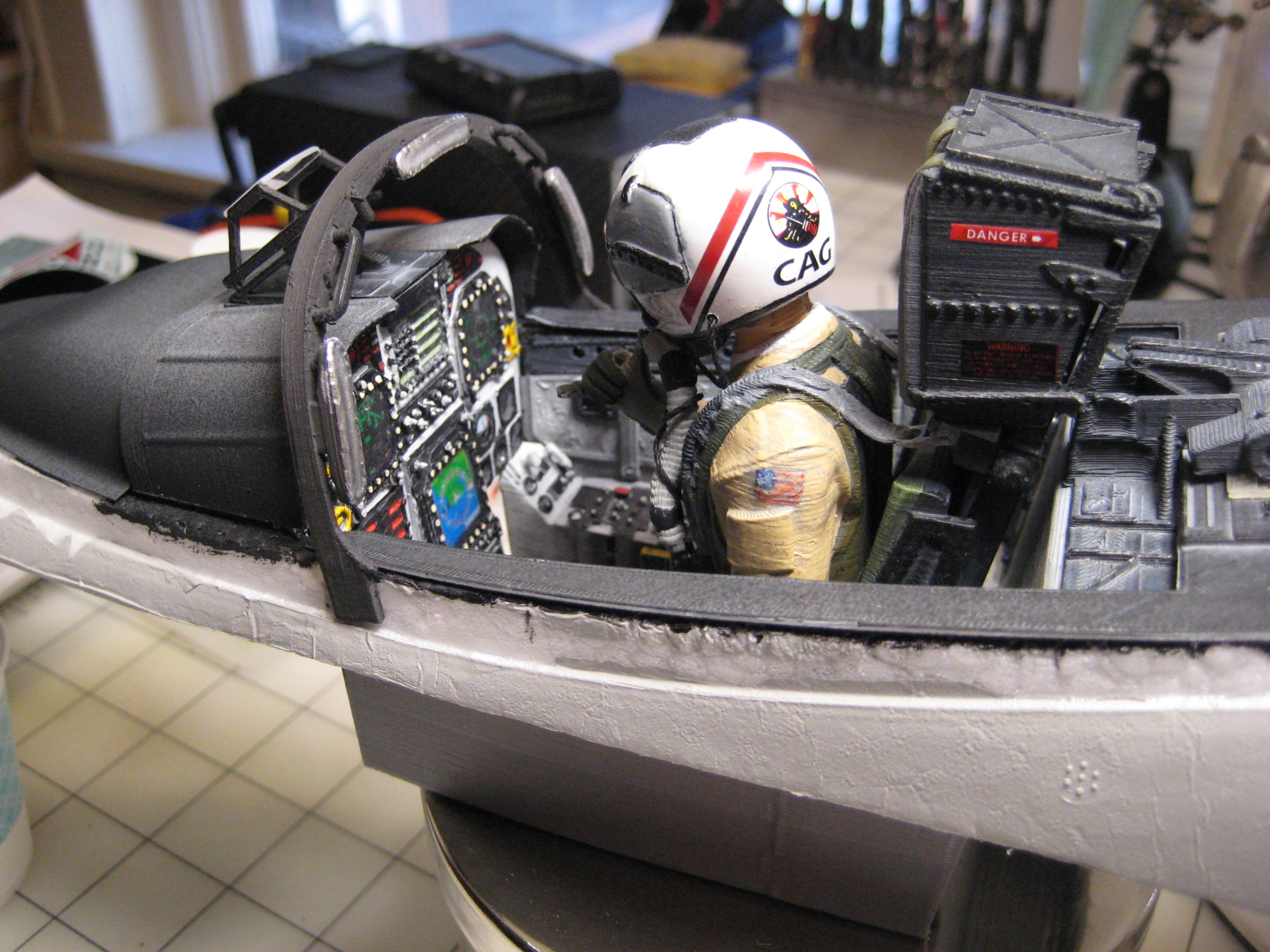 Cockpit Set: Freewing F-18C Hornet 1/11th Scale Electric Ducted Fan ...