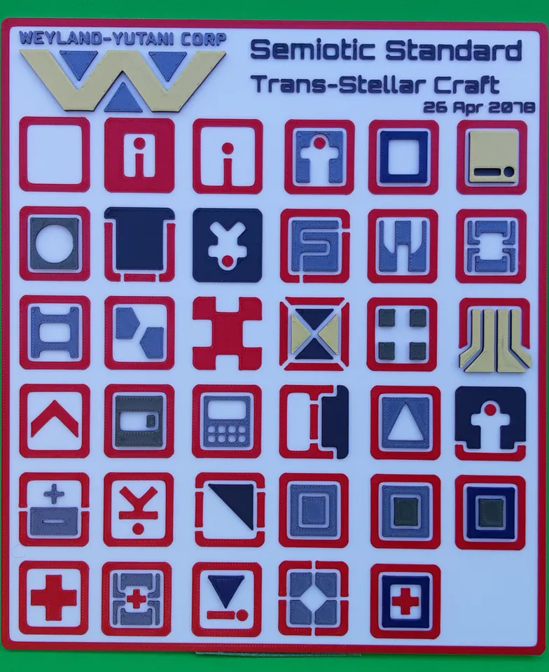 Semiotic Standard - Weyland Yutani by mobiobi | Download free STL model ...