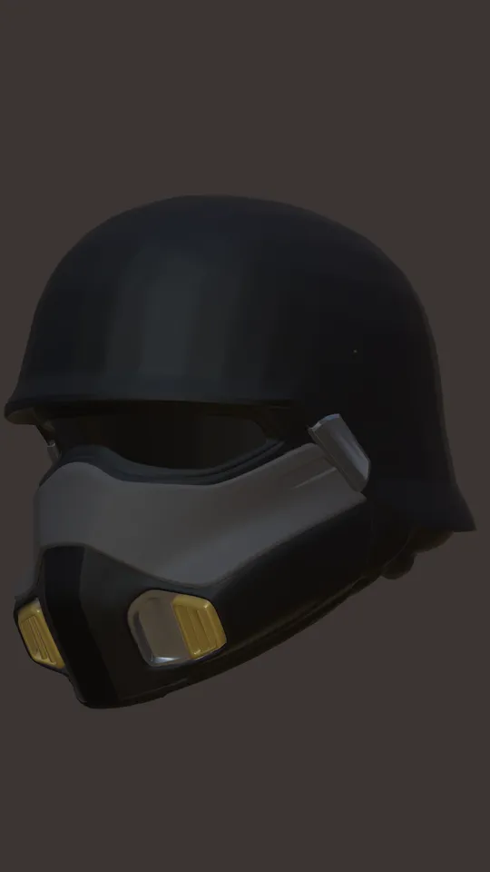 Updated Helldivers 2 Light Gunner Helmet by BenTheCanadian | Download ...