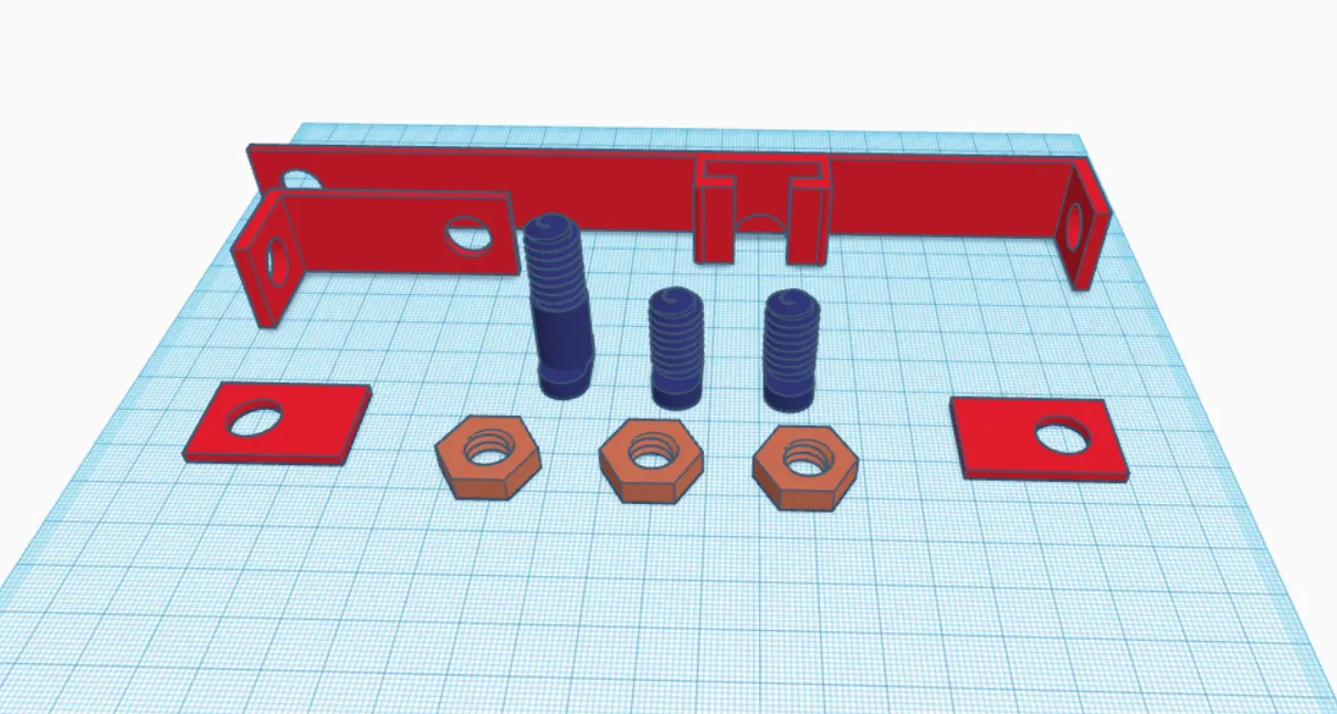 Ender 3 v3 KE Vibration Sensor Mount (in the center of the bed) by ...