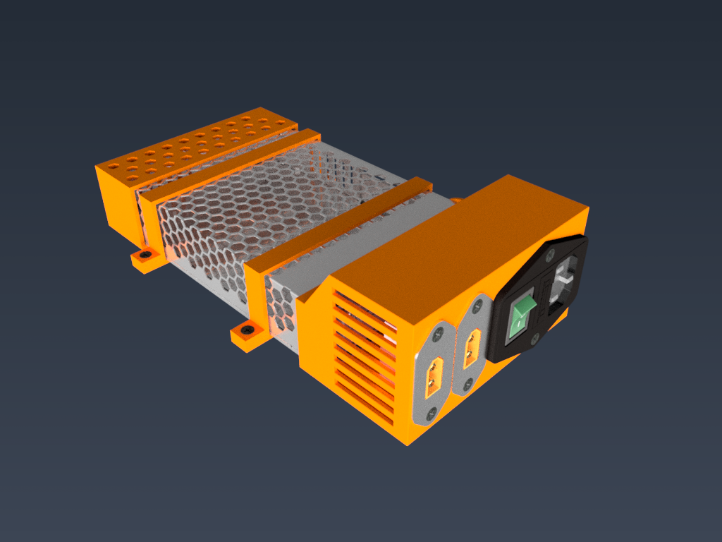 LRS-150 PSU Enclosure by Fuzebox | Download free STL model | Printables.com