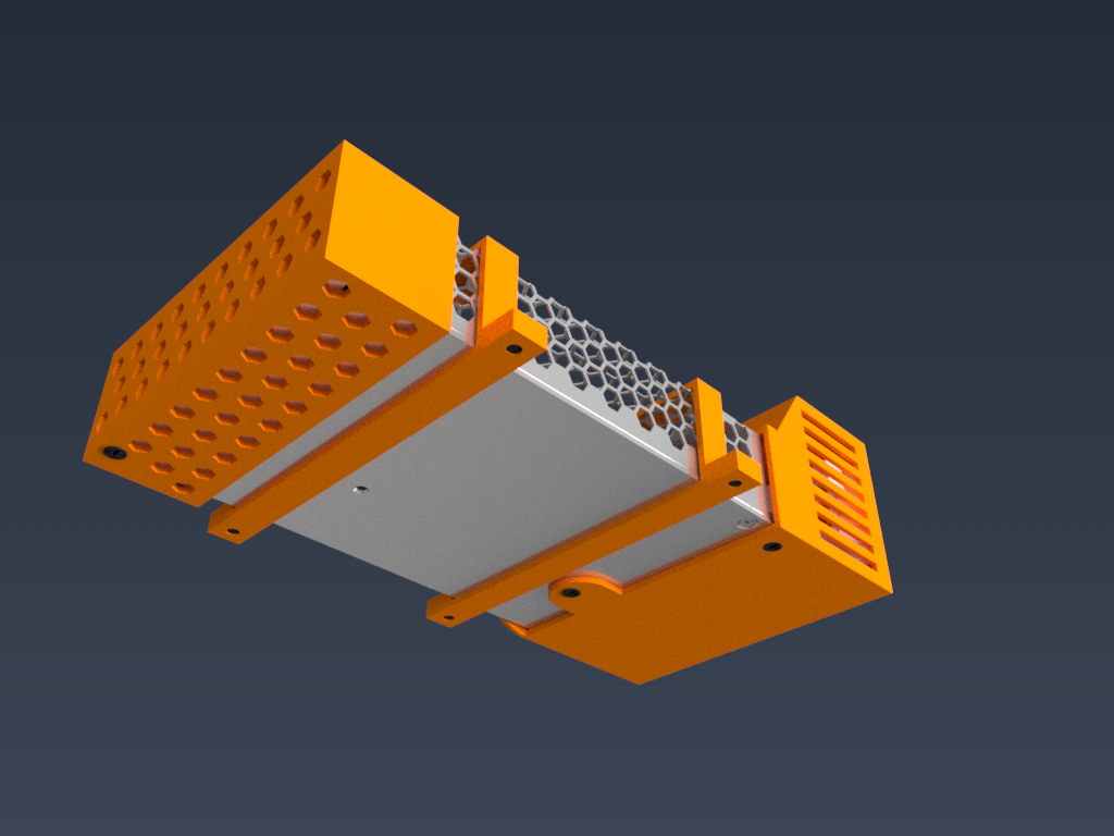 LRS-150 PSU Enclosure by Fuzebox | Download free STL model | Printables.com