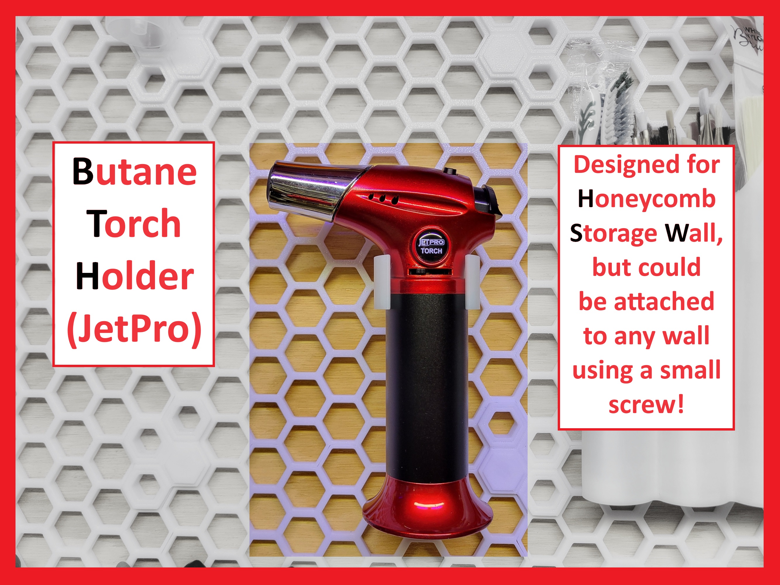 HSW Butane Torch Holder by Phil Caruso | Download free STL model ...