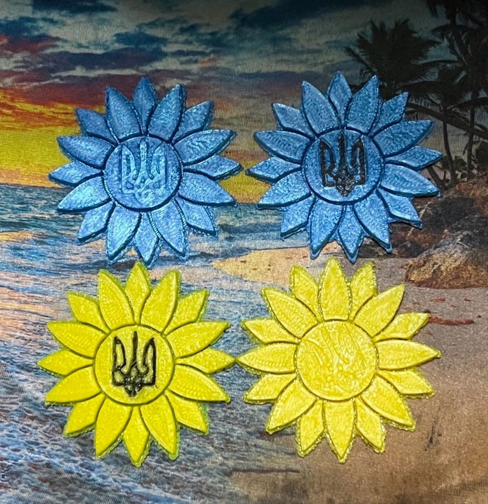 Tryzub Sunflower by Astartiel | Download free STL model | Printables.com