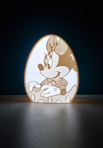 Minnie Mouse. Easter egg. New collection by Kz3DDD | Download free STL ...
