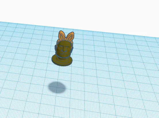 The rock croc charm with bunny ears by austin simon | Download free STL ...