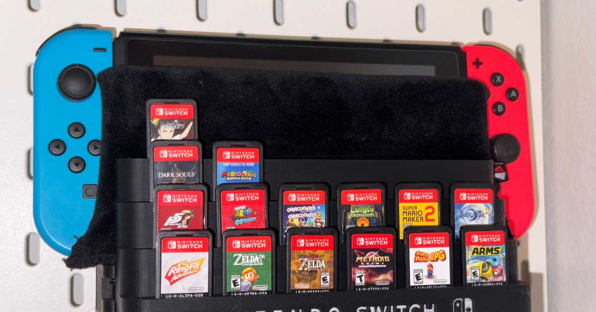 Skadis Switch Dock with Pegs and 24 Cartridge Slots by Random ...