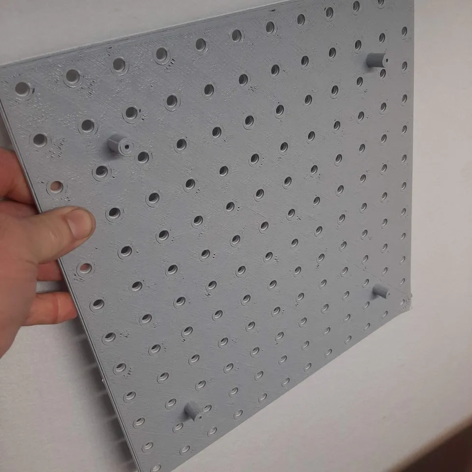 Foot Square Pegboard by Alberta3D | Download free STL model ...