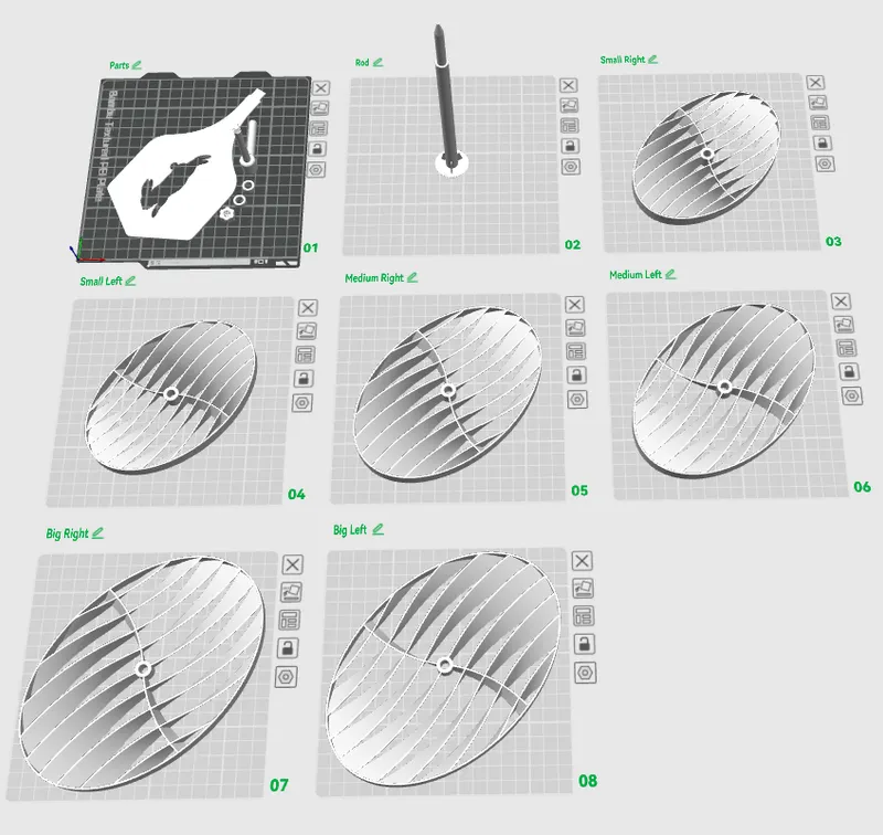 Elliptical Windmill - Customizable Pinwheel by BamBam Design | Download ...