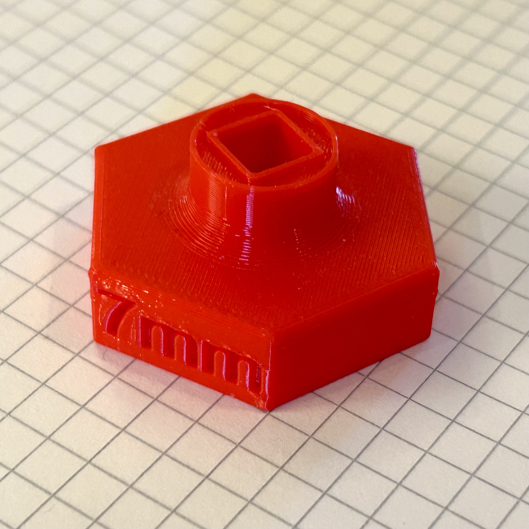 Square Key 7mm By Niklas Download Free Stl Model