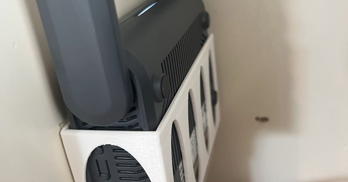 GL.Inet Slate AX AXT1800 Wall Mount by nfbr | Download free STL model ...