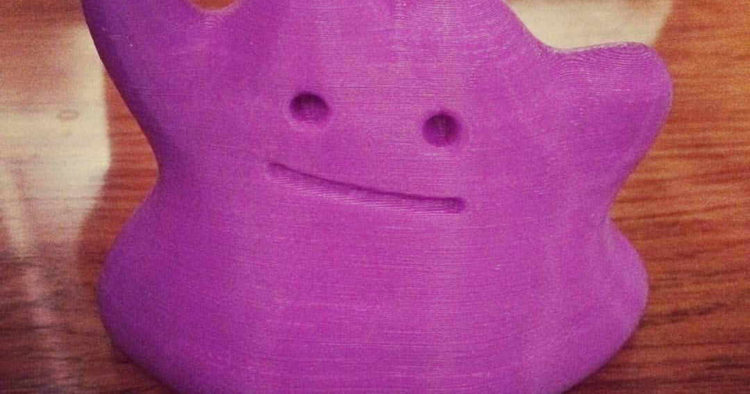 Figure Ditto Pokemon Decoration by Ismael Leon | Download free STL ...