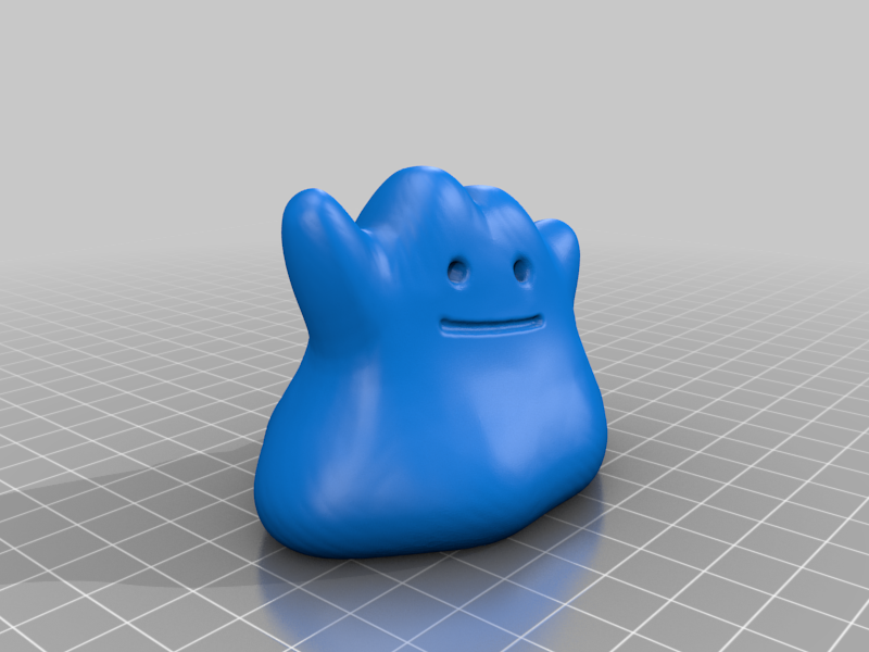 Figure Ditto Pokemon Decoration by Ismael Leon | Download free STL ...