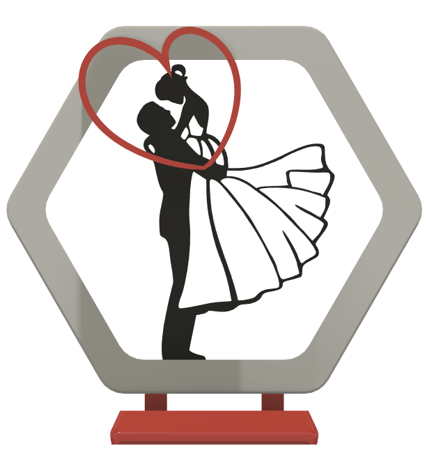Married frame by Xav83 | Download free STL model | Printables.com
