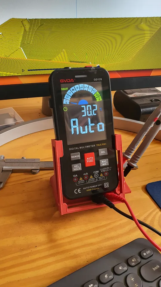 GVDA GD128 Multimeter holder by Michel Lobo | Download free STL model ...