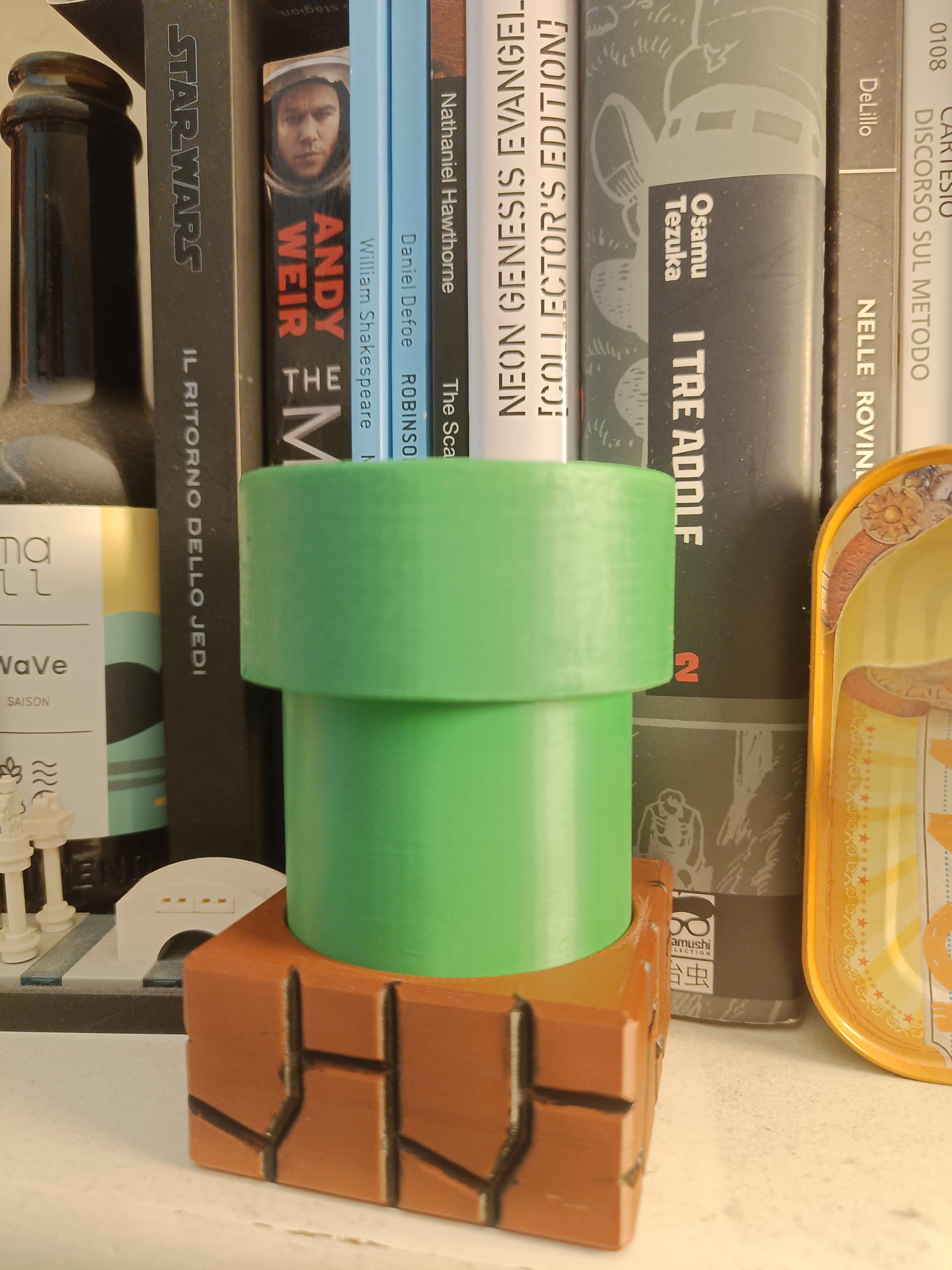 Mario'sPipe ToothBrushHolder by Stamp-Arte | Download free STL model ...