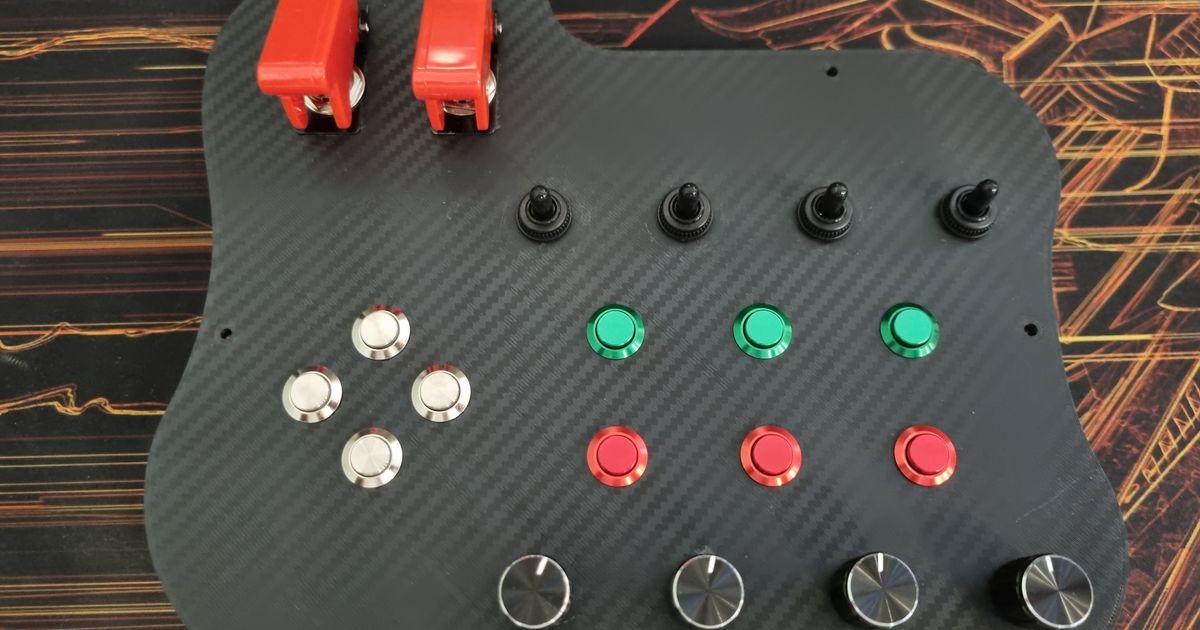 Button Box Sim Racing by Riedknüppel | Download free STL model ...