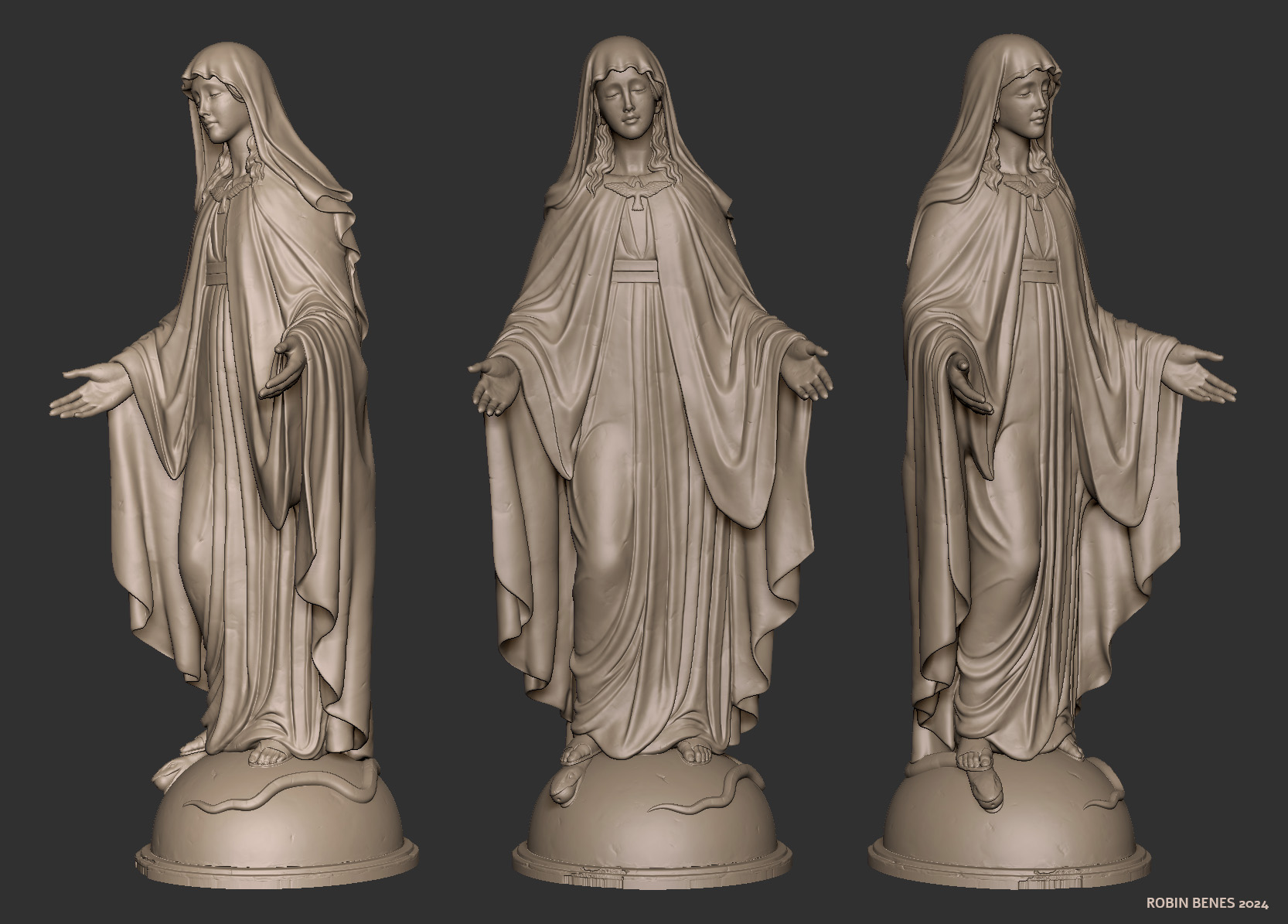 Saint Mary by tes3d | Download free STL model | Printables.com