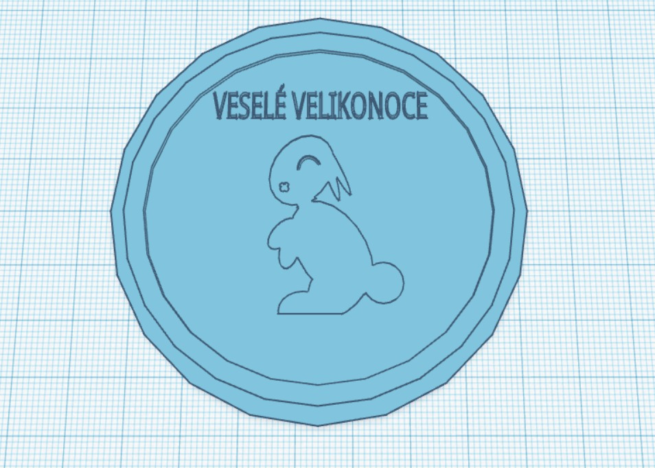 Velikonoční tácek pod skleničku - Easter coaster under the glass by ...