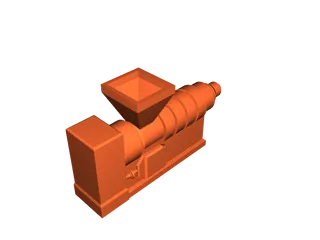 Industrial Single-Screw Polymer Extruder by CMLewis | Download free STL ...