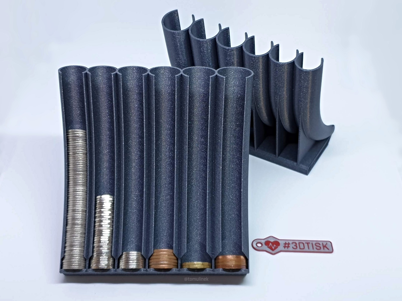 Tom's Czech Crowns Coins Slide and Holder (V2) by Tom Vít | Download ...