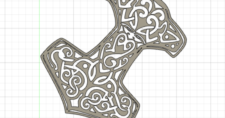 Mjolnir Thor Viking By Mitsu3d Download Free Stl Model