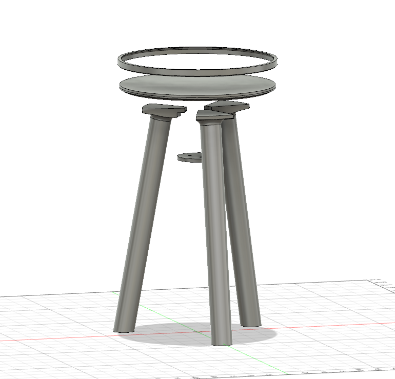Tripods Table by SKFactory3D | Download free STL model | Printables.com