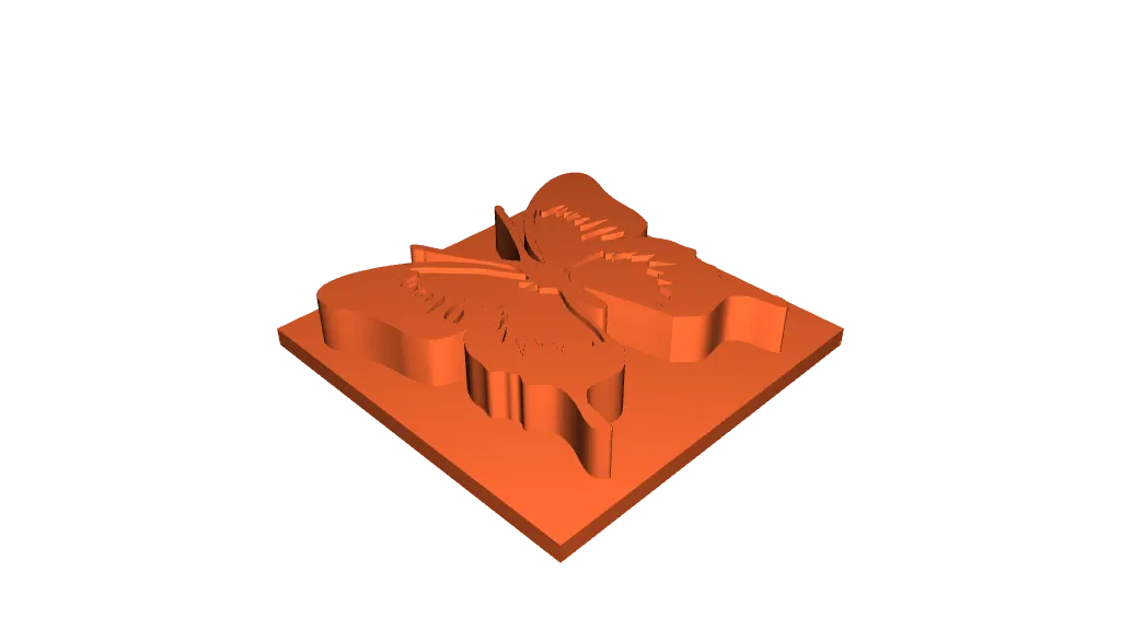 BUTTERFLY CLAY EMBOSSER by 3DPrintLab | Download free STL model ...