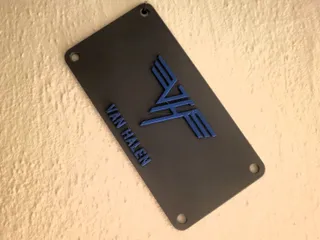Van Halen sign by Blobouch | Download free STL model | Printables.com