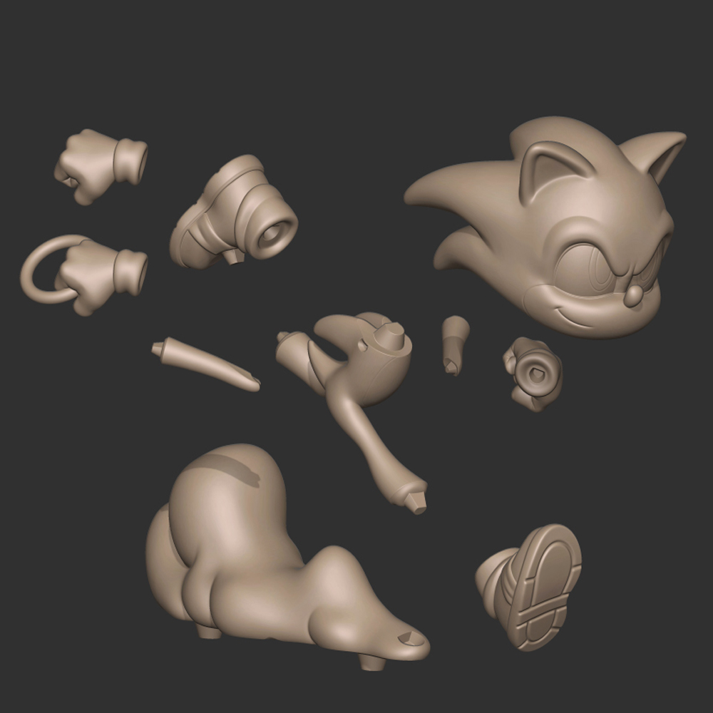 Sonic The Hedgehog by Joao Sousa | Download free STL model | Printables.com