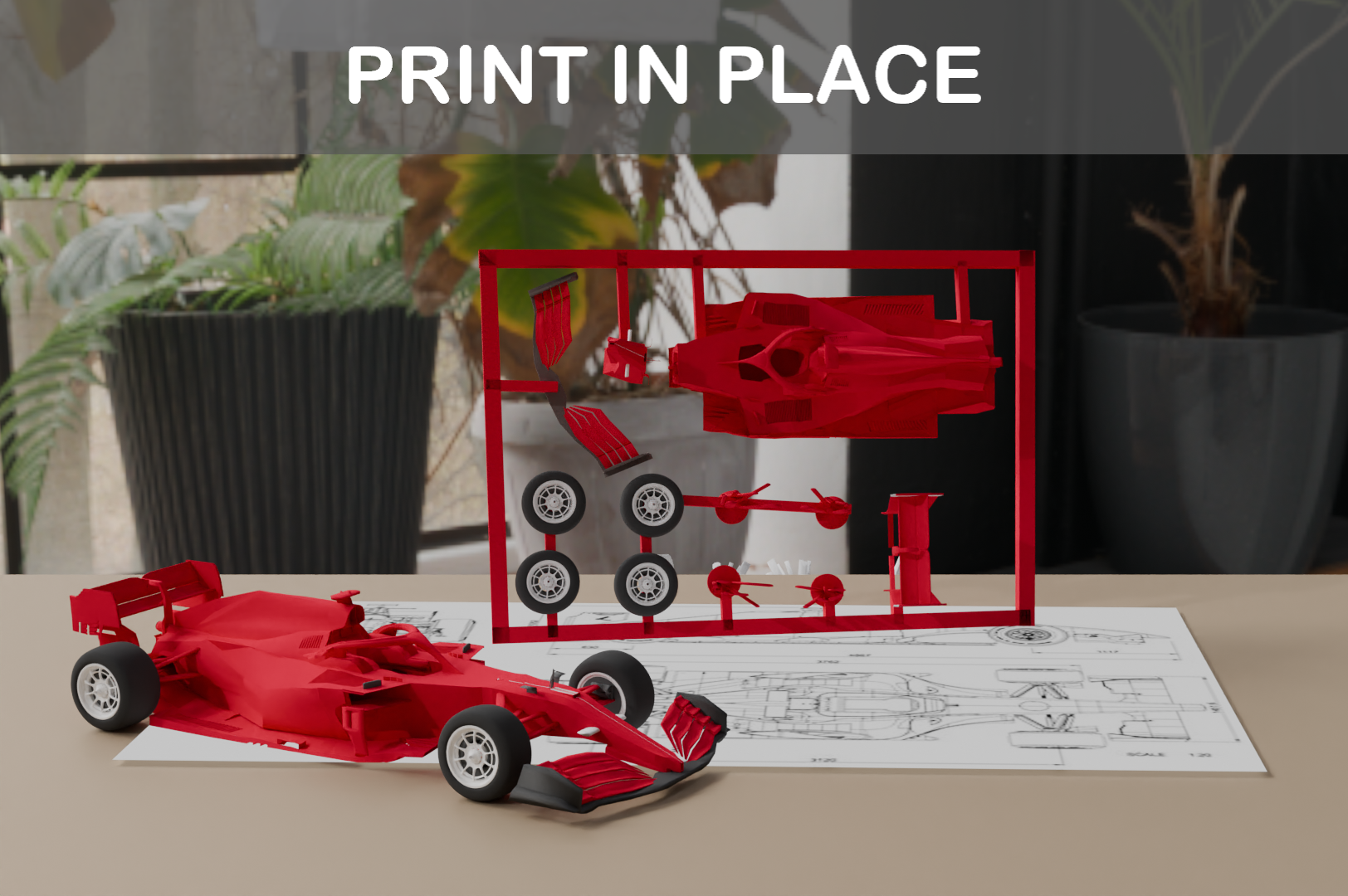 Formula 1 Car - Kit Card by Crea_Hicks | Download free STL model ...