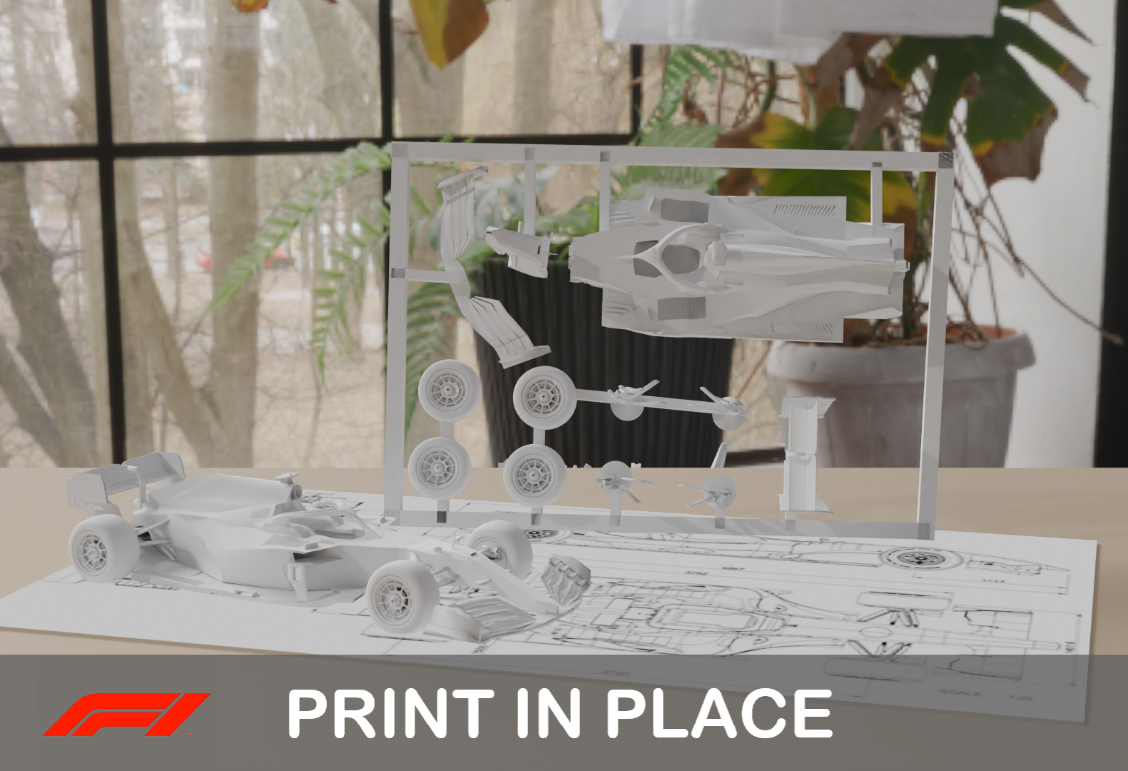 Formula 1 Car - Kit Card by Crea_Hicks | Download free STL model ...