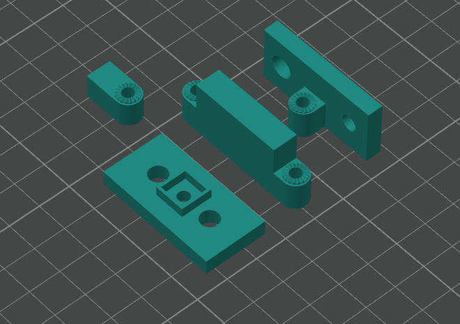 Top camera mount for 2020 extrusion by MoltenPlasticNuts | Download ...