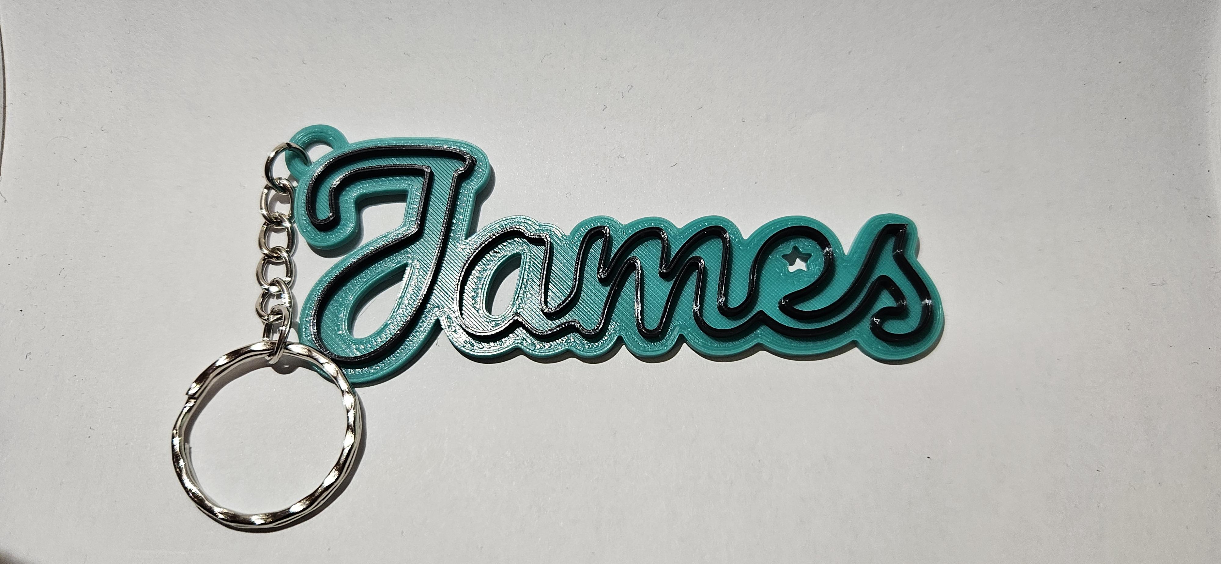 James Keychain by PMF_Flipz | Download free STL model | Printables.com
