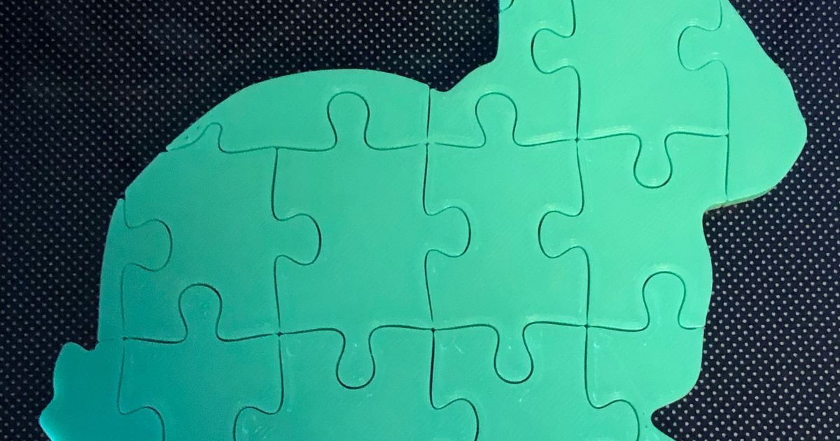 Easter bunny puzzle by Celtic_Spirit | Download free STL model ...