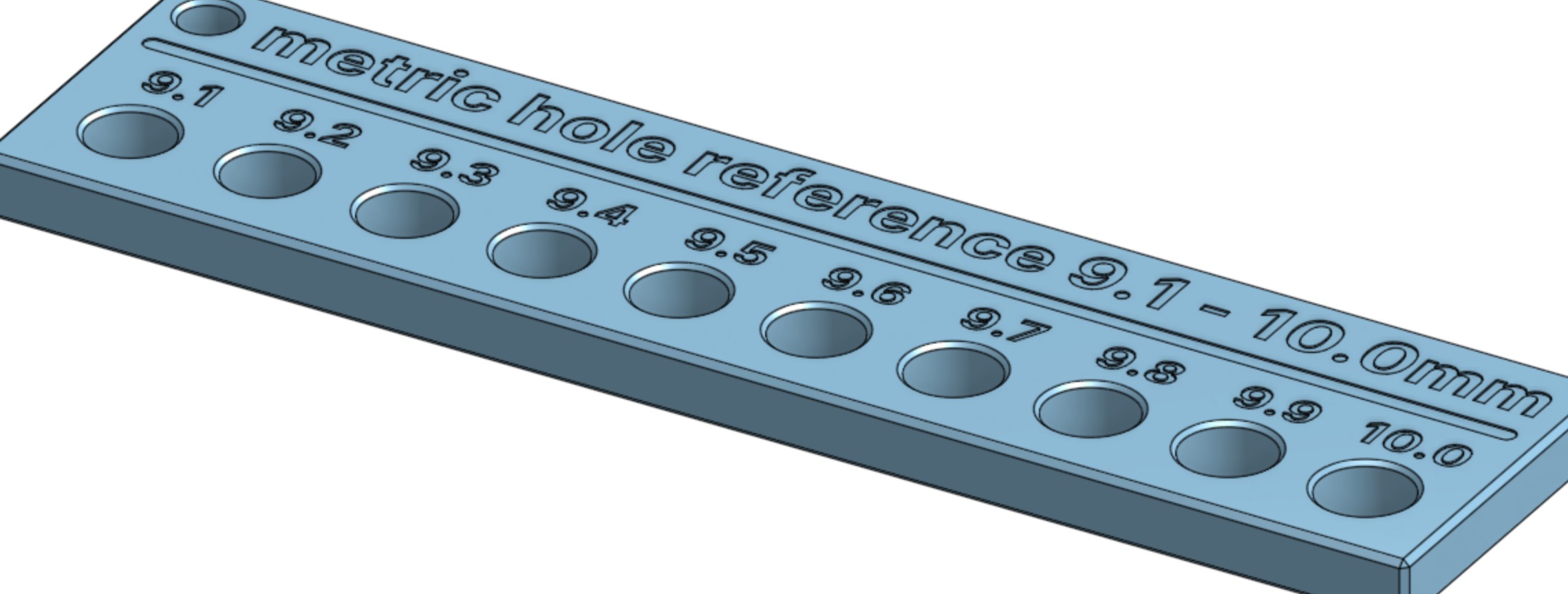 metric hole reference by Easterbunny04 | Download free STL model ...