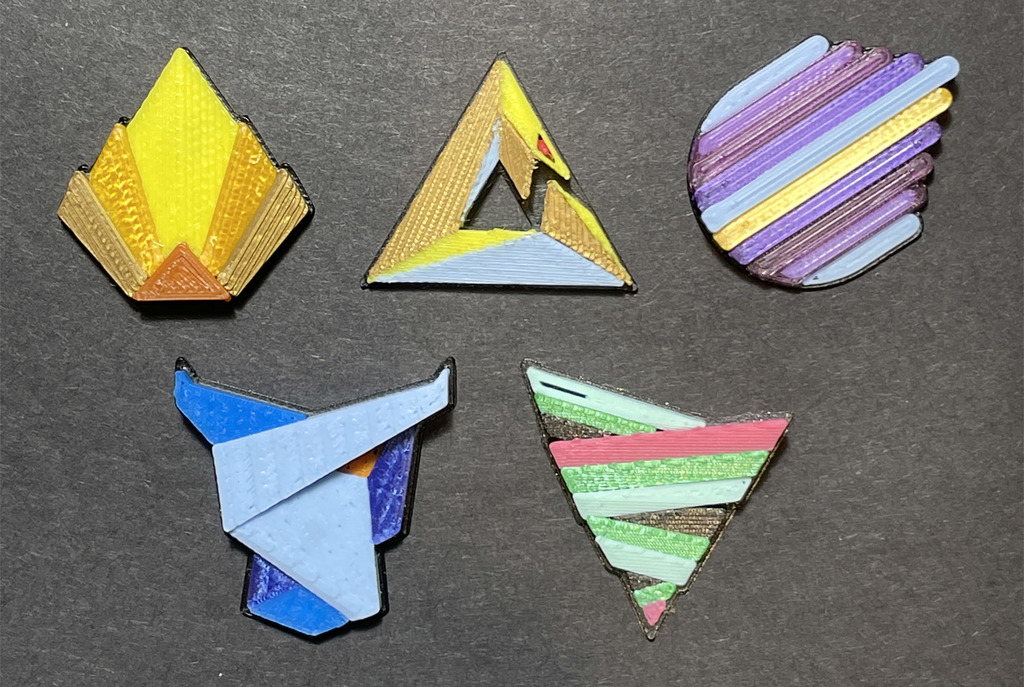 Vortex Cup Badge by Nicholas B | Download free STL model | Printables.com