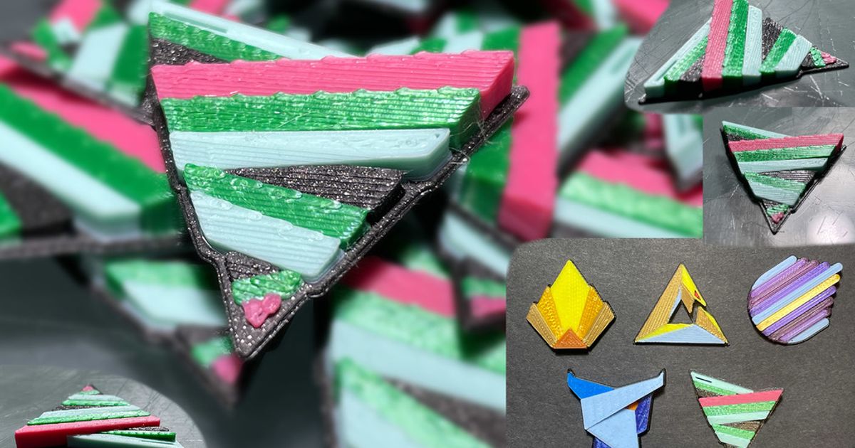 Vortex Cup Badge by Nicholas B | Download free STL model | Printables.com