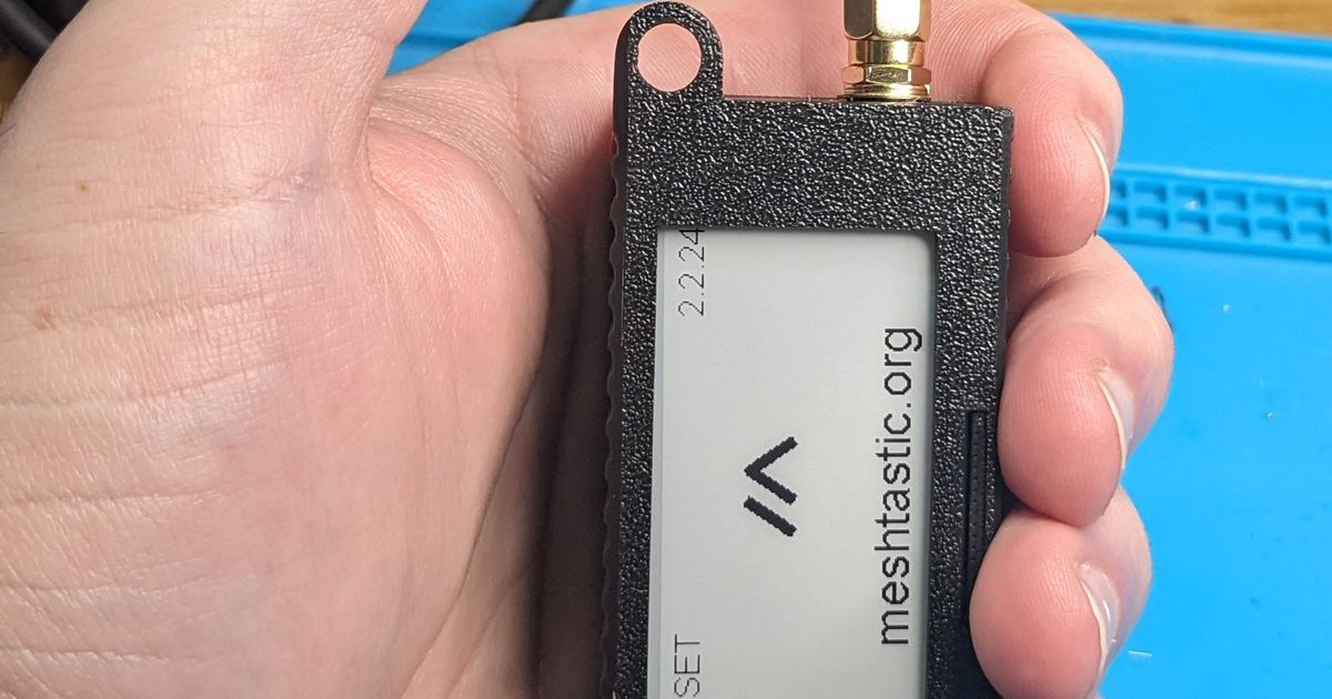 18650 Enclosure for Heltec Wireless Paper Meshtastic Radio by ...