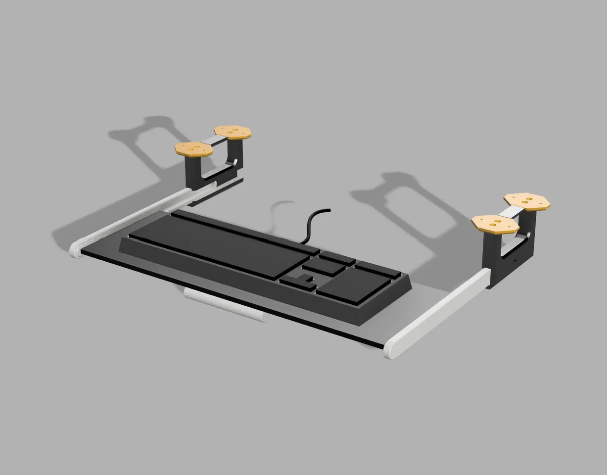 Keyboard drawer by Lynlimer | Download free STL model | Printables.com