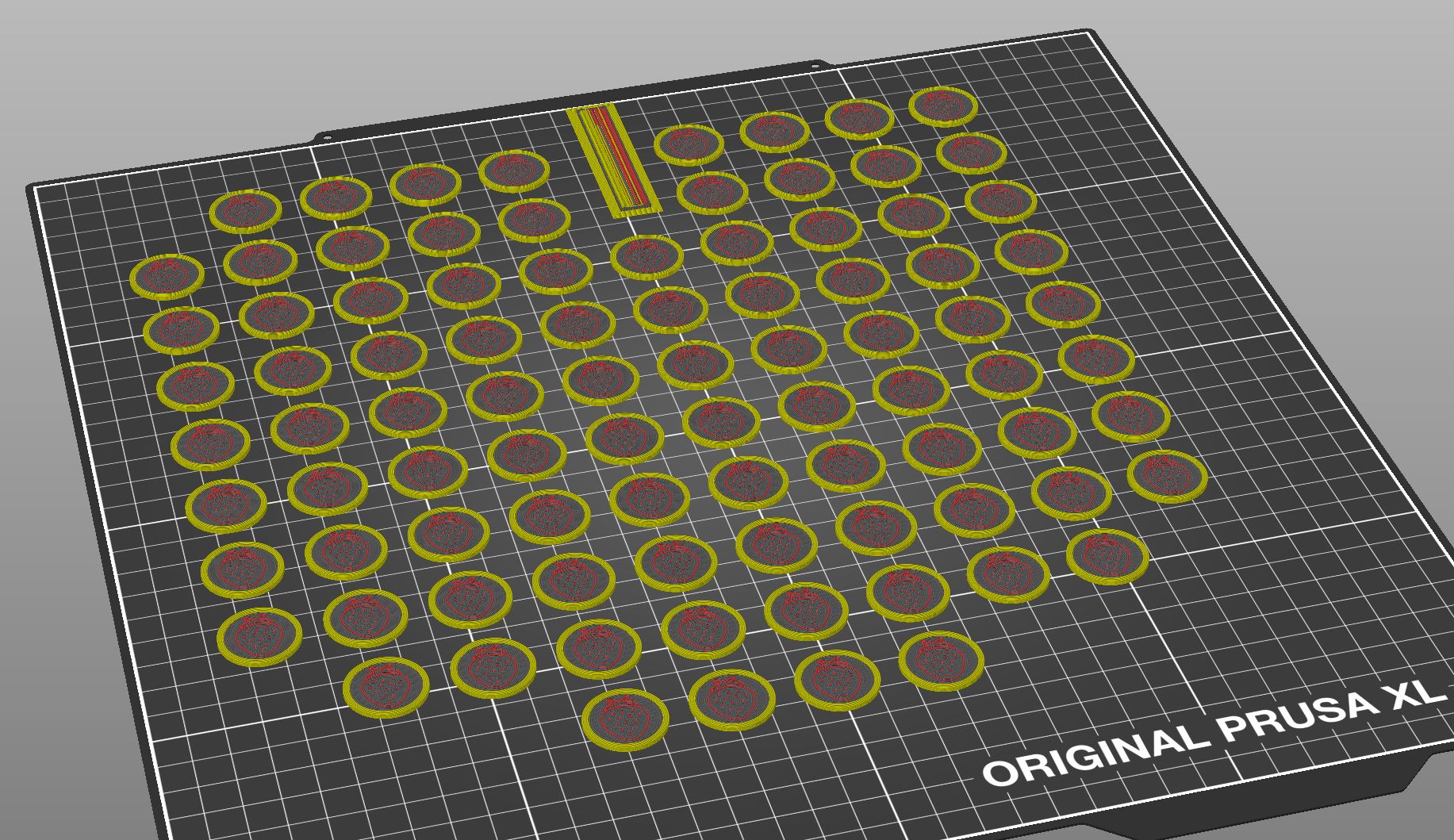 Strawberry coin by tsetseflyman | Download free STL model | Printables.com