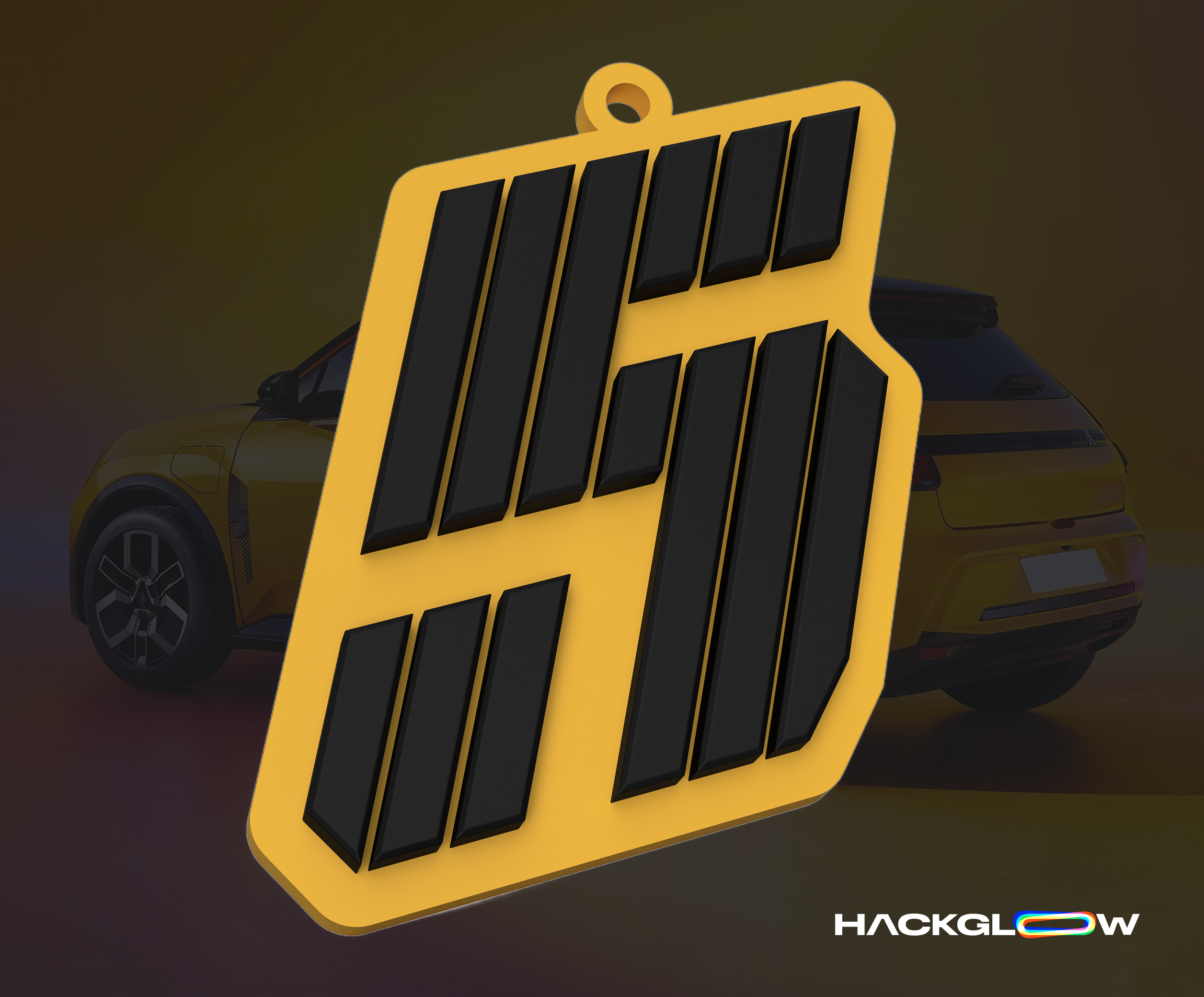Renault 5 E-TECH logo Keychain by okuyuki | Download free STL model ...