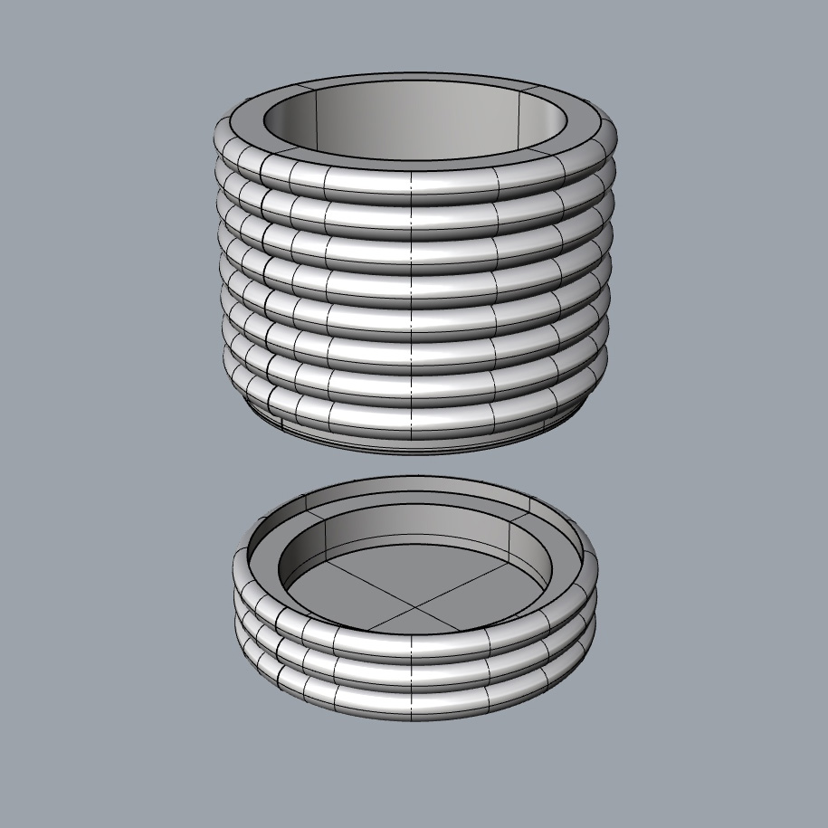 Mini Piped Plant Pot by 3DPrintPantry | Download free STL model ...