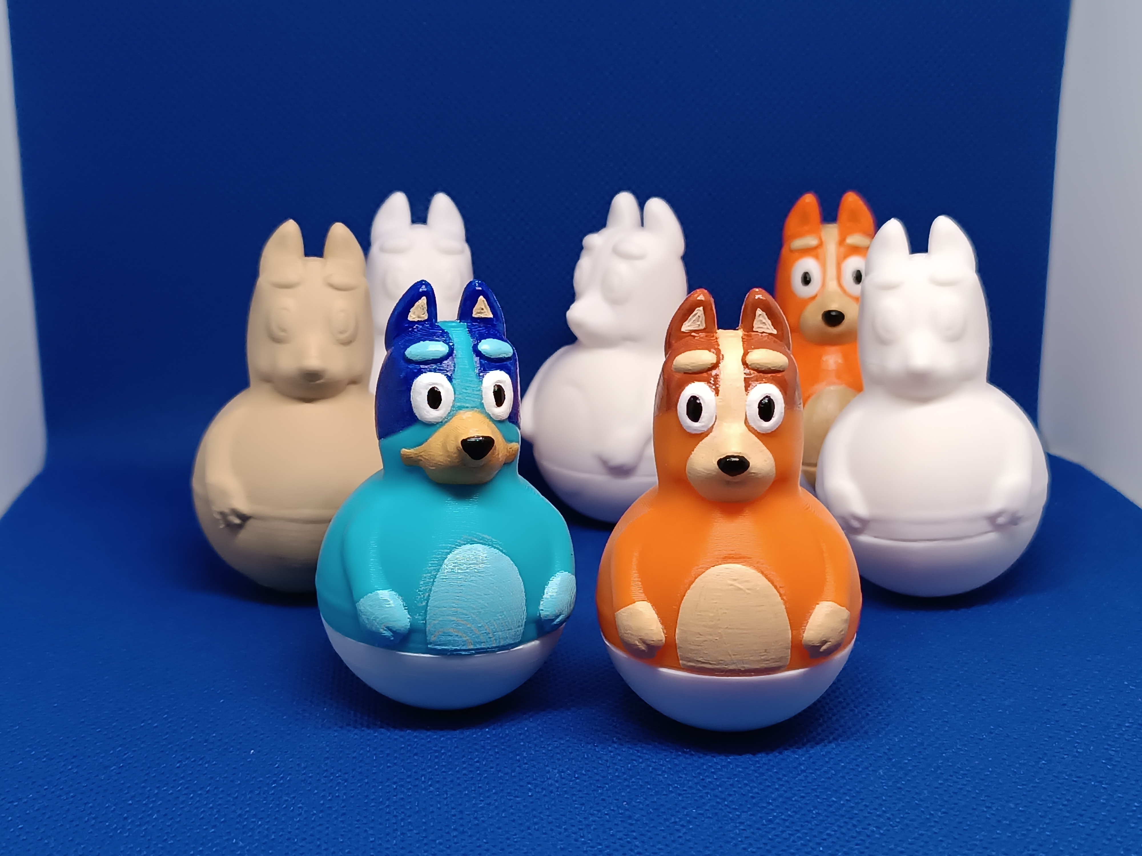 Weebles Wobble but they don't fall down! Bluey by Valeria Momo & Mattia ...