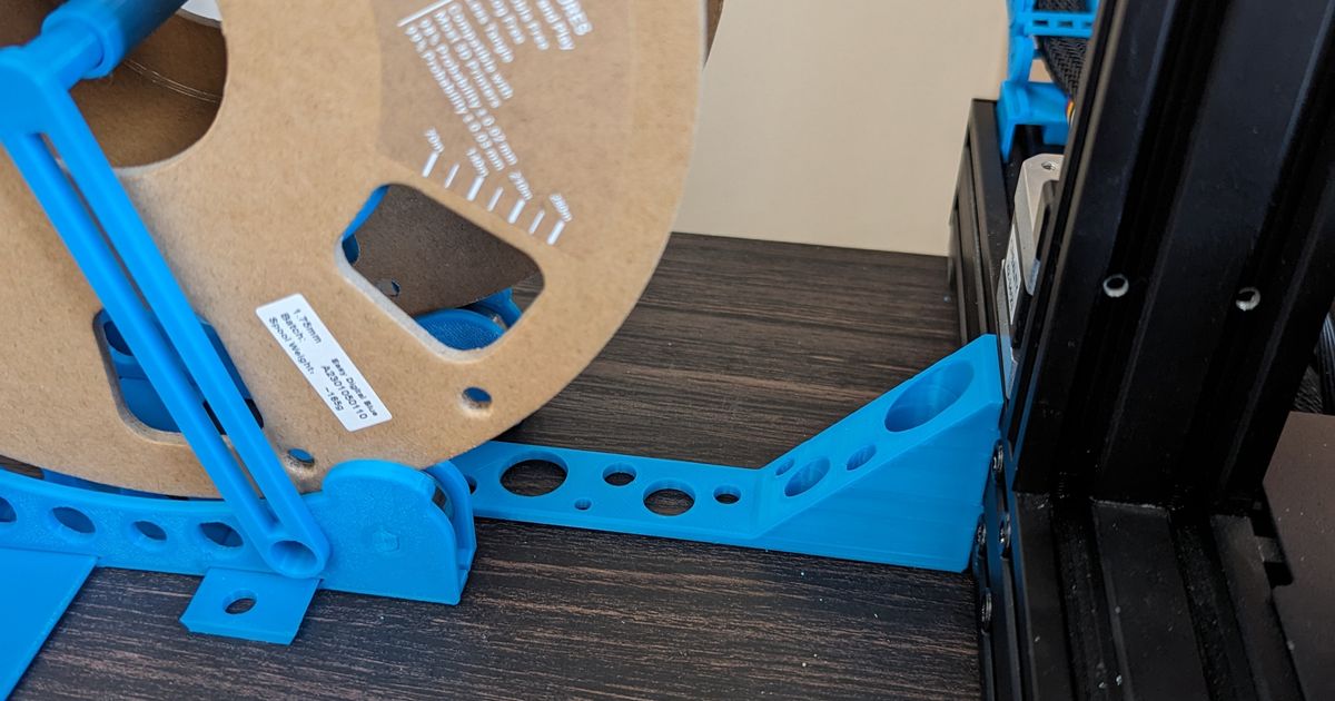 Spool Holder Frame Mount by Joy_Brought | Download free STL model ...