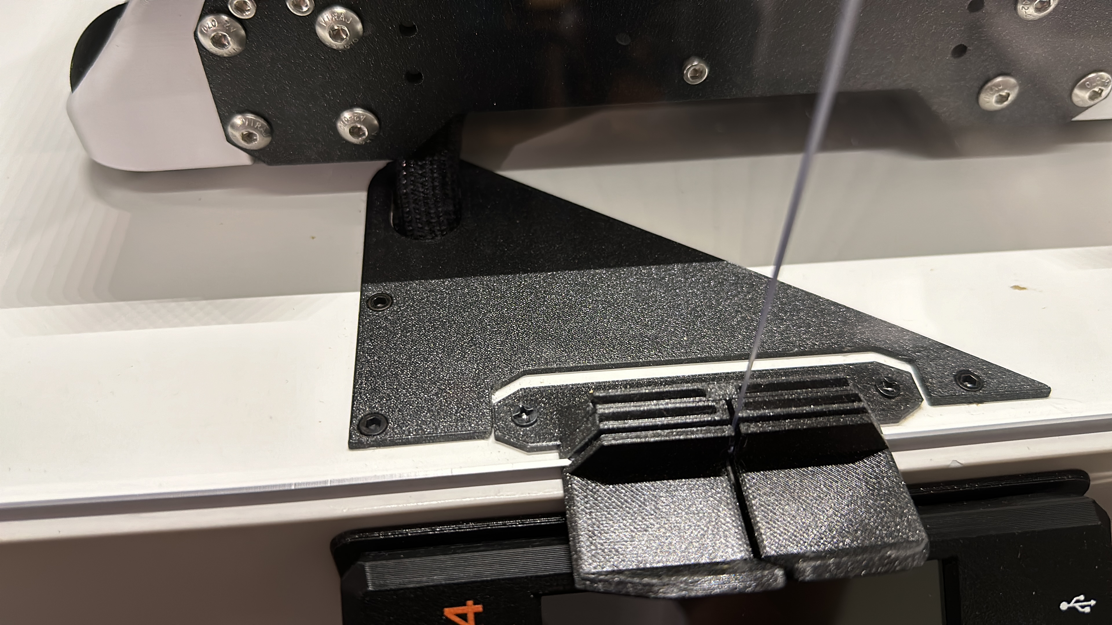 Flush mount for Prusa MK4 xLCD screen onto LACK Table Enclosure by ...