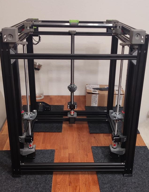 BLV 6mm Gates XY and 3xSFU1204 kinematic leveling Z motion system for ...