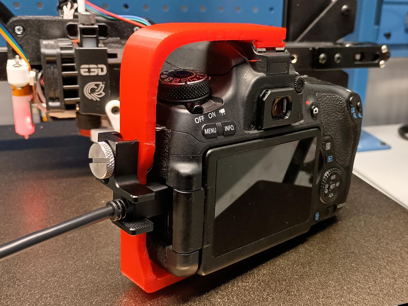 Canon Rebel T6s (760D) Half Cage by Mark | Download free STL model ...